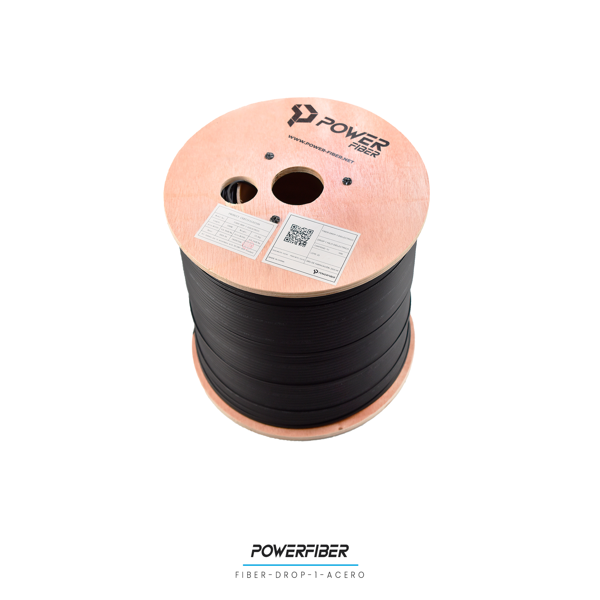 POWERFIBER FIBER-DROP-1-ACERO DROP 1 HILO ACERO - Sawerin Networks