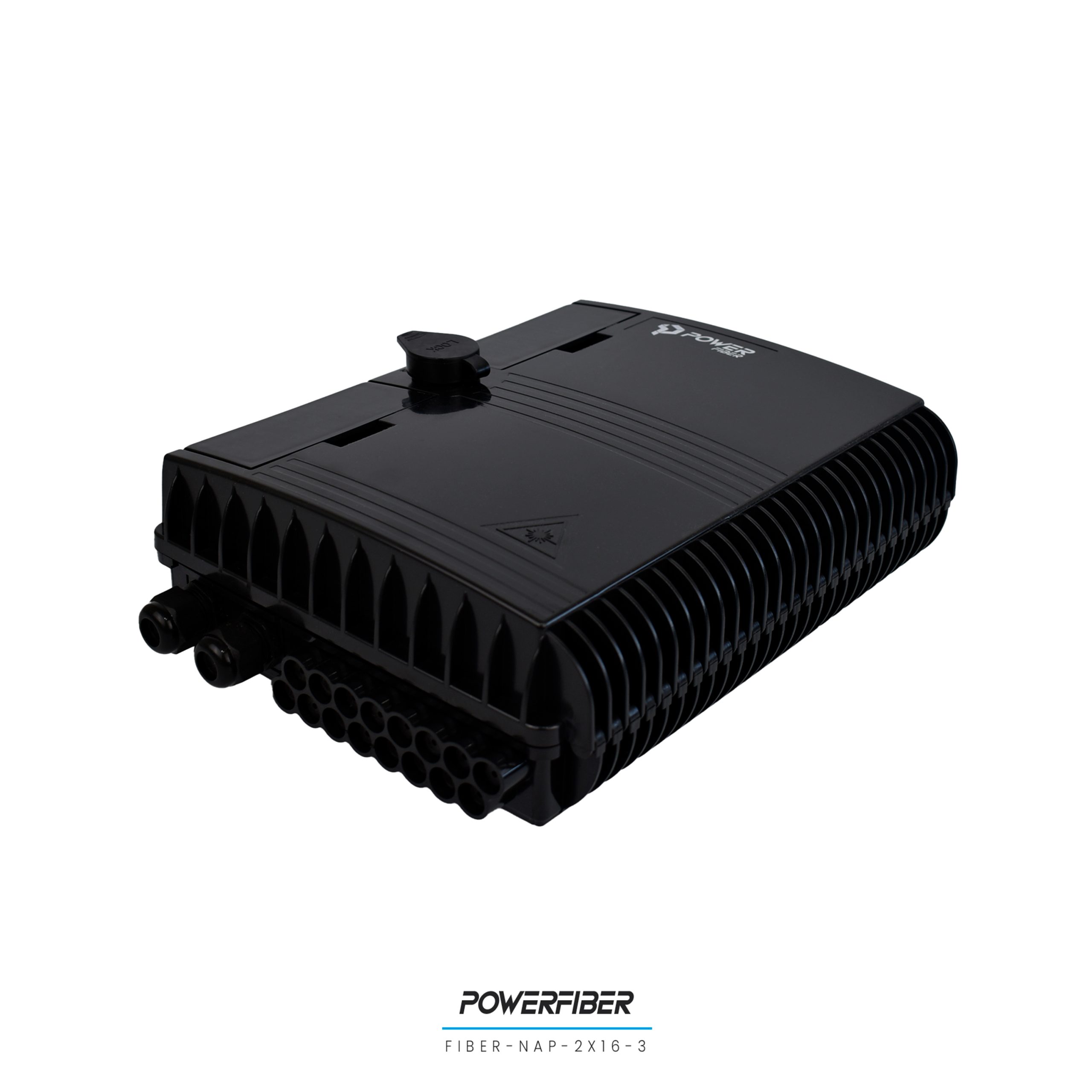 POWERFIBER FIBER-NAP-2X16-3 CAJA EXTERIOR FTTH 2X16 CON SPLITTER 1X16 ...