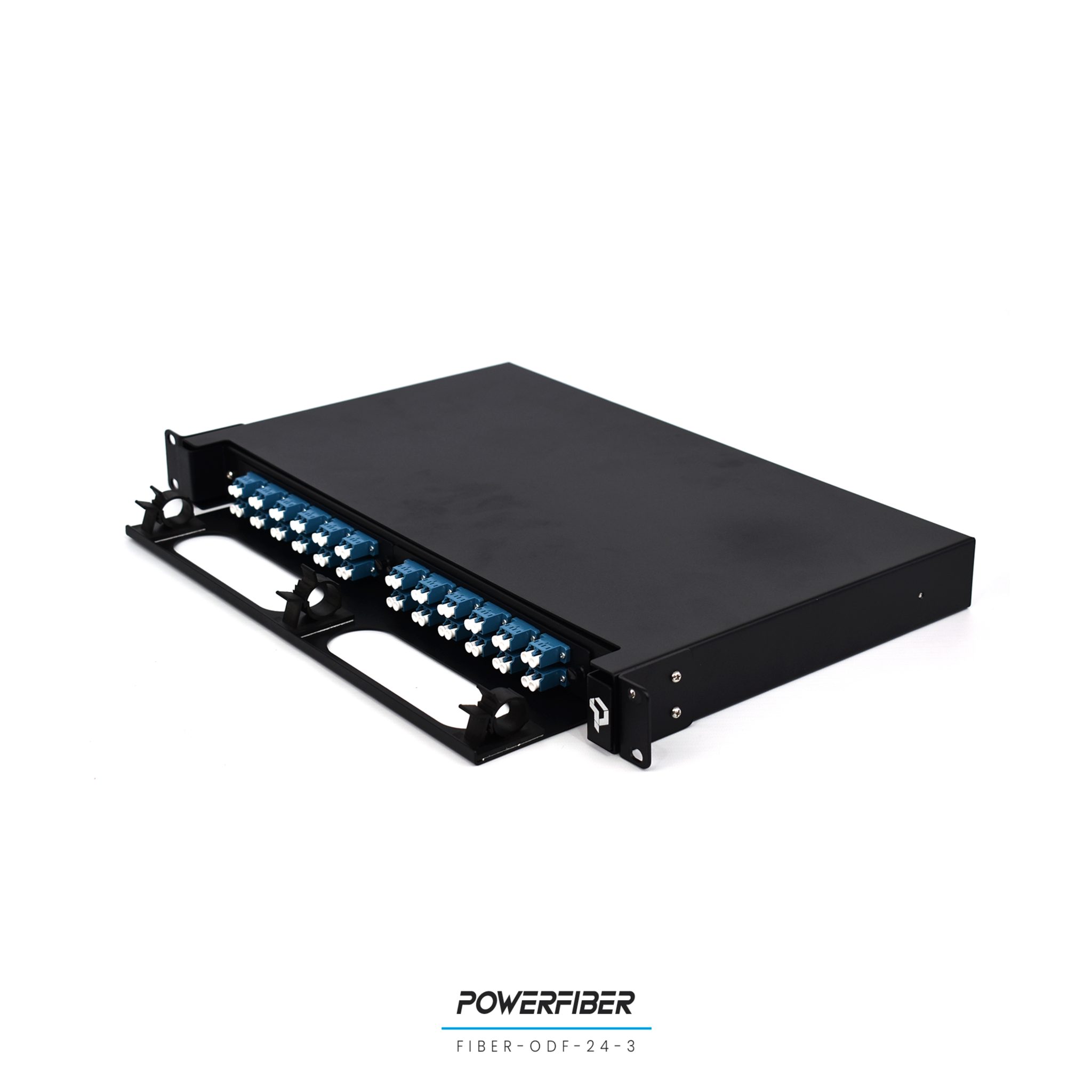 POWERFIBER FIBER-ODF-24-3 DISTRIBUIDOR DE FIBRA OPTICA 24 PUERTOS CON ...