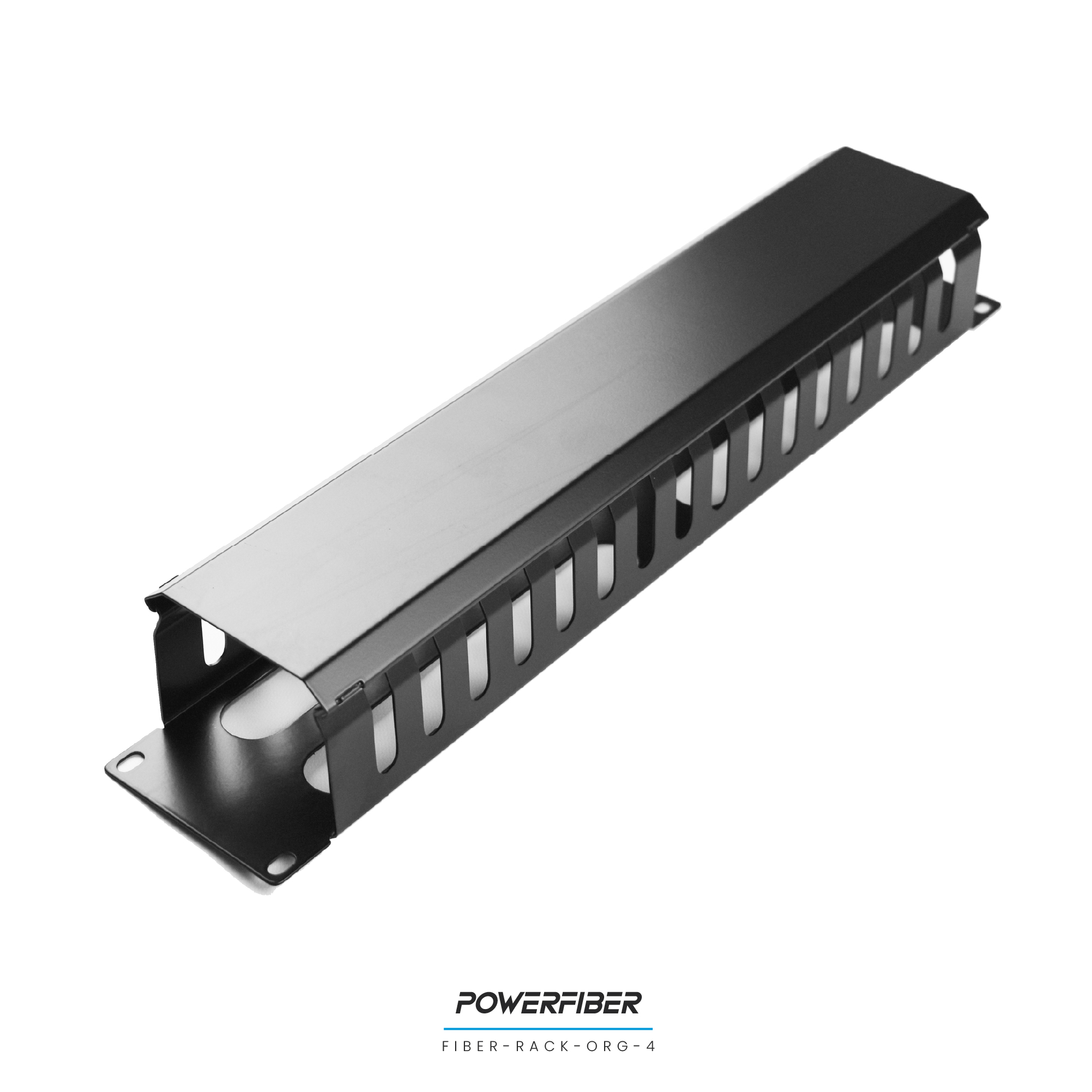 FIBER-RACK-ORG-4 ORGANIZADOR DE CABLEADO CON TAPA 2 UNIDADES - Sawerin ...