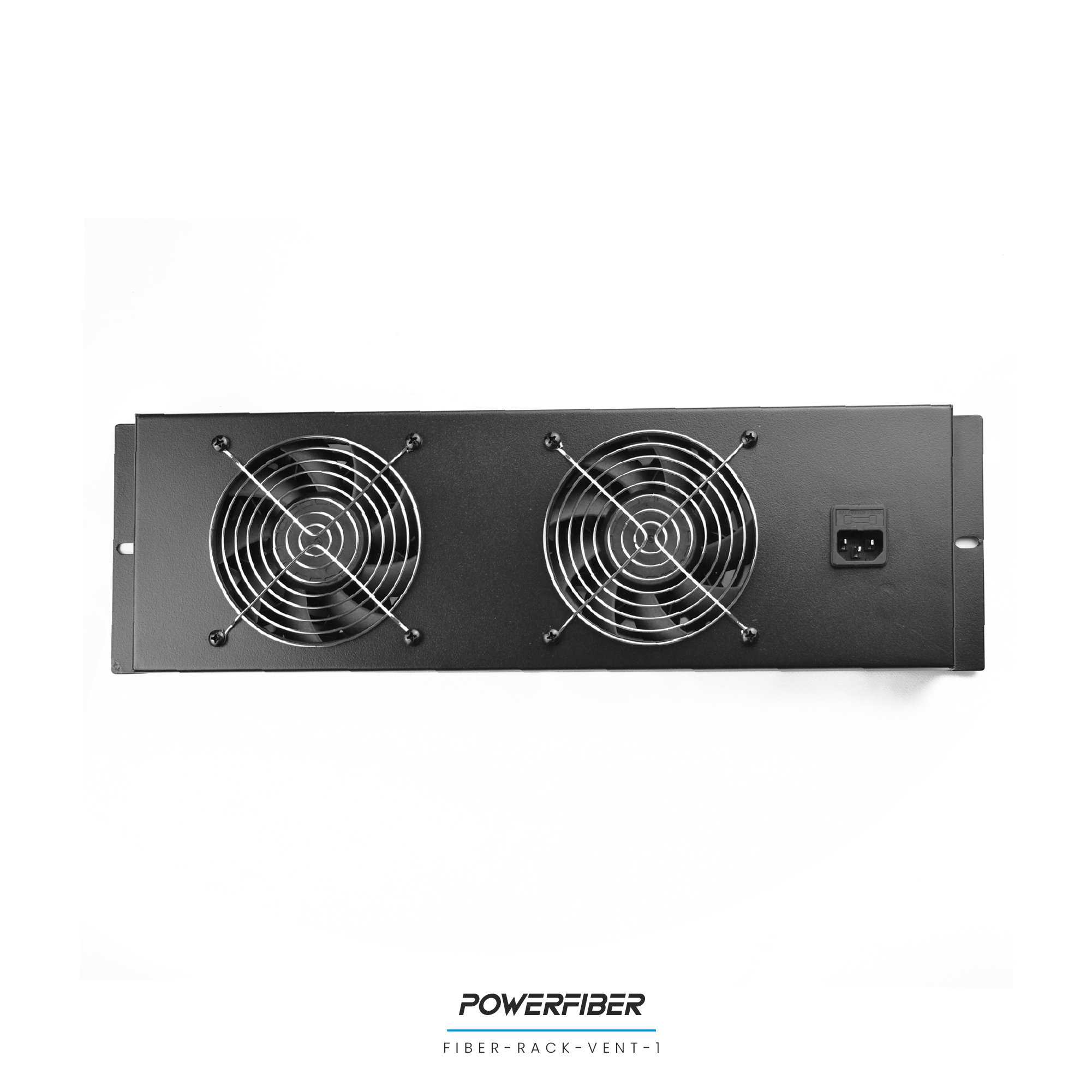 POWERFIBER FIBER-RACK-VENT-1 VENTILACION RACKEABLE DOBLE TURBINA ...