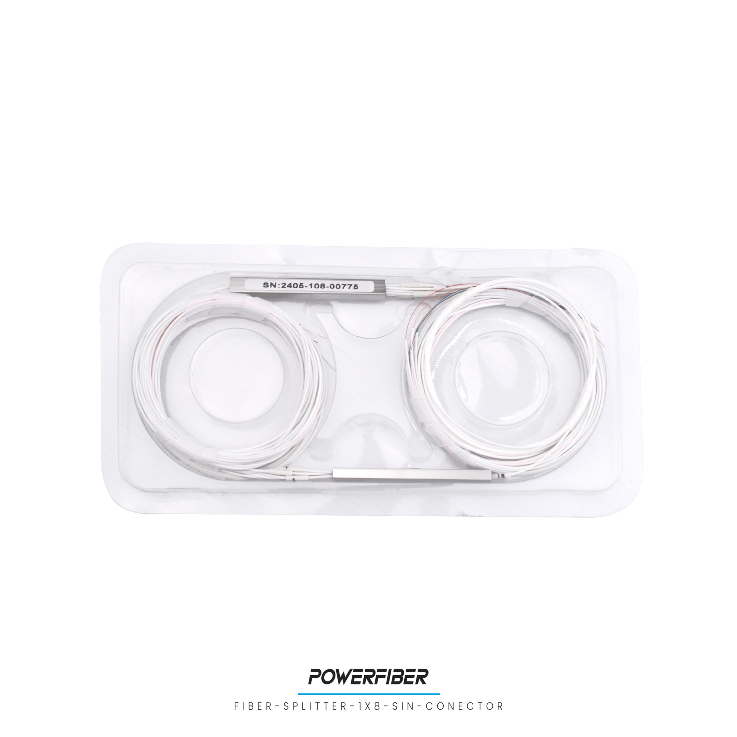 POWERFIBER FIBER-SPLITTER-1X8-S/CON PLC SPLITTER MONOMODO 1X8 SIN ...