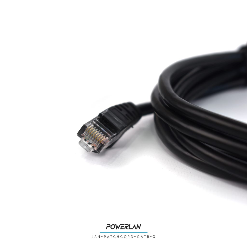 POWERLAN LAN-PATCHCORD-CAT5-3 PATCHCORD UTP CAT5E 2,4MTS - Sawerin Networks