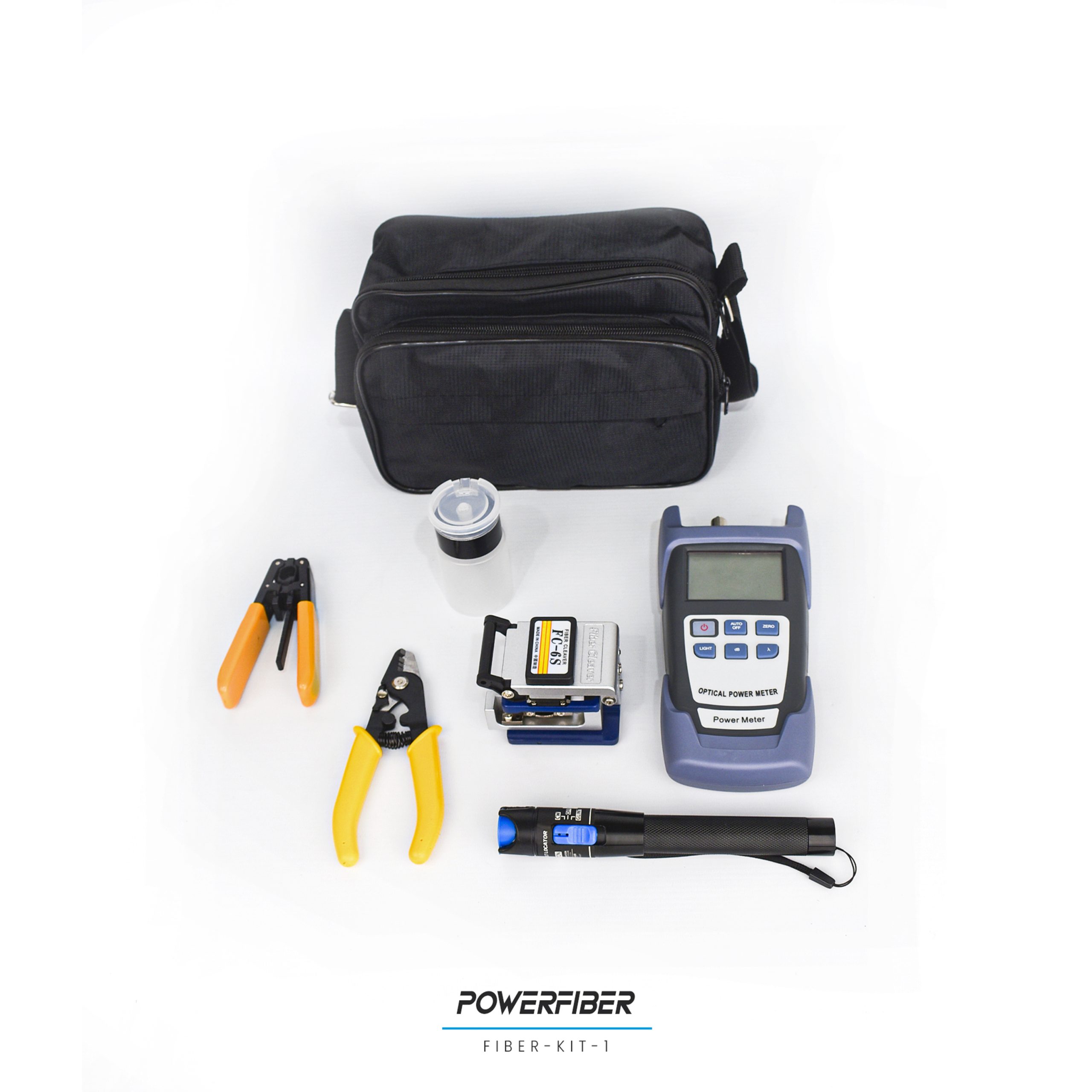 POWERFIBER FIBER-KIT-1 KIT HERRAMIENTAS PARA FIBRA OPTICA FTTH ...